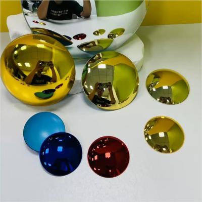 China Acrylic Convex Bicycle Rearview Mirror Shatterproof PMMA Clear HD Reflection Handlebar Mounted Safety for sale