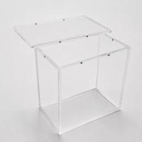 China Magnetic Acrylic Plastic Display Box High Clarity Dust-Proof Showcase Case for Collectible Figures for sale
