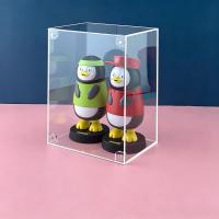 China Dust-Proof Acrylic Plastic Display Case High Transparency Magnetic Storage Organizer Box for Model Figures for sale