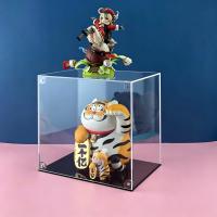 China High Clarity Transparent Acrylic Storage Box Dust-Proof Figure Collection Organizer Case with Magnetic Lid for sale