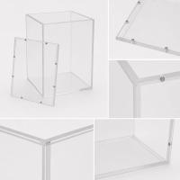 China Customizable Magnetic Acrylic Showcase Box High Clarity Transparent Display Case for Collectible Figures for sale
