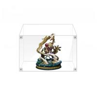 China Shatter-Resistant Acrylic Figure Display Case High Transparency Dust-Proof Magnetic Closure Storage Box for sale