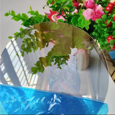 China Unbreakable Safety Acrylic Semi-Transparent Mirror Sheet 2.0mm 1220x1830mm Shatterproof Panel for sale