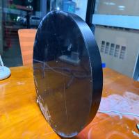 China USB Powered Abyss Mirror Light 200mm Round Bedside Night Lamp Acrylic Frame for sale