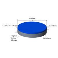 China OEM , ODM , OBM Customize Pcd Round Disc Diamond Cutting Tool Blank for sale