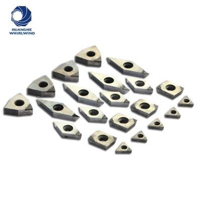 China Diamond Insert PCD CBN CNC Lathe Turning Tool Insert for Aluminum CBN for Hard Steel for sale