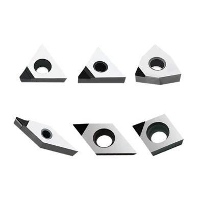 China Diamond Insert PCD CBN CNC Lathe Turning Tool Insert for Aluminum CBN for Hard Steel for sale