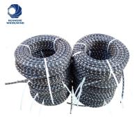 China High Quality diamond wire saw cutting rope / steel wire saw rope cutting electroplated sintered beads for the wire saw machine for sale