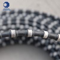 China High Quality diamond wire saw cutting rope / steel wire saw rope cutting electroplated sintered beads for the wire saw machine for sale