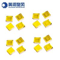 China Yellow Single Crystal Diamond Plates Crystal diamond cutting tools Diamond for sale