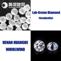 China 4CT Synthetic Lab Grown Diamond White VVS Artificial Diamond Hpht Cultured for sale