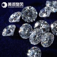 China Man made synthetic lab grown created B grade VS SI rough diamond/hpht labgrown rough diamond for sale