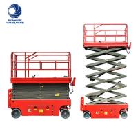 China Mobile Hydraulic Battery Trailer Construction Scissor Lift 10m Accept OEM for sale