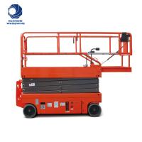 China Mobile Hydraulic Battery Trailer Construction Scissor Lift 10m Accept OEM for sale