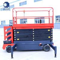 China 6-16M Mobile Electric Hydraulic Scissor Lift for sale