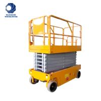 China Battery Powered 220V Mobile Electric Self Propelled Scissor Lift for sale
