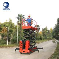 China Electric Construction Scissor Lift  Self Propelled Scissor Work Platform for sale