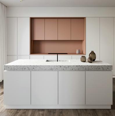 China Light Luxury Design Kitchen Island Unit / Wood Melaine 10x10 Kitchen Island for sale