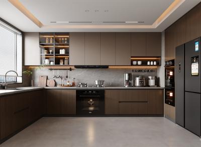 China 18mm Carcase Modular High End Modern Kitchen Cabinets White Lacquer Combine Bookshelf Wooden Cupboards for sale