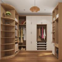 China Shaker Style MDF Island 10x10 Walk In Closet Adjustable Built In Walk In Wardrobe for sale