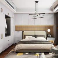 China Customized Bedroom Wardrobe Storage Units Door Swing Cabinet E0 Standard for sale