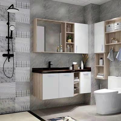 China Smart Mirror Bathroom Vanity Furniture Cabinet And Chrome Finish With Single Sink for sale