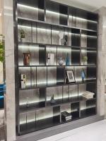 China MC WORLD MDF Glossy Glass Retail Display Cabinet Showcase Furniture Set Customized for sale
