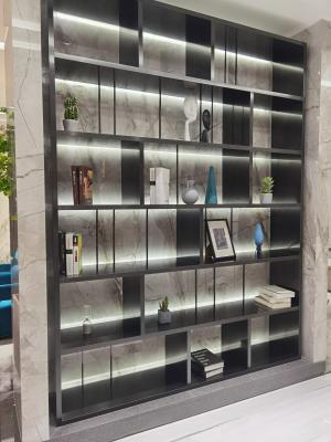 China MC WORLD MDF Glossy Glass Retail Display Cabinet Showcase Furniture Set Customized for sale