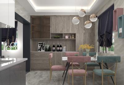 China ISO CE RTA Plywood  Dining Room Storage Cabinet Shaker Kitchen Wall Units for sale