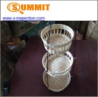 China Finished Hanging Basket Pre Shipment Inspection Services USD 128-218/Man for sale