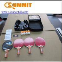 China Ping Pong Sets Finished Goods Inspection , ISO Summit Inspection Services for sale