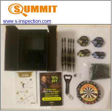 China Soft Tip Darts Quality Inspection Services , RoHS Pre Shipment Inspection Services for sale