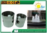 China Cup Shape Gushing Water Fountain Nozzles Aeration With Milk White Bubbles for sale