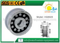 China Cast Aluminum LED Fountain Lamp Central Hole 9W With Silicone Sealed Gasket for sale
