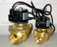 China Musical Fountain Electromagnetic Solenoid Valve , Brass Water Solenoid Valve for sale