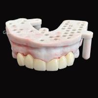 China Medical Zirconia Crown Bridge CNC Milled Layered Aesthetic Fast Turnaround FDA CE Certified for sale