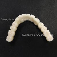 China Long Bridge Pfm Porcelain Fused To Metal Crown Dentures Cobalt Chrome Alloy for sale