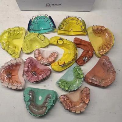 China Hawley Orthodontic Retainer Fr3 Teeth Retainer Acrylic Dentures for sale
