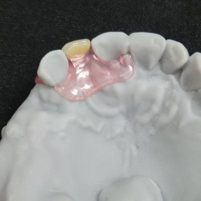 China Acrylic Valplast Flexible Denture Simulates Gums Look Like Naturaling Looking for sale