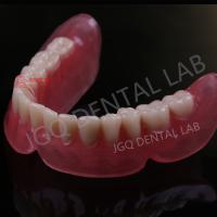 China Acrylic / Metal Base Full Upper and Lower Dentures with Acrylic Tooth Setup China Dental Lab for sale