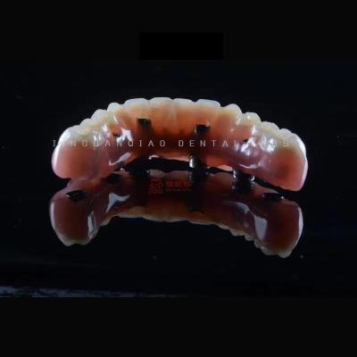 China Multi Unit Abutment Titanium Alloy Zirconia Bridge Dental Implant Durable Prosthesis for sale