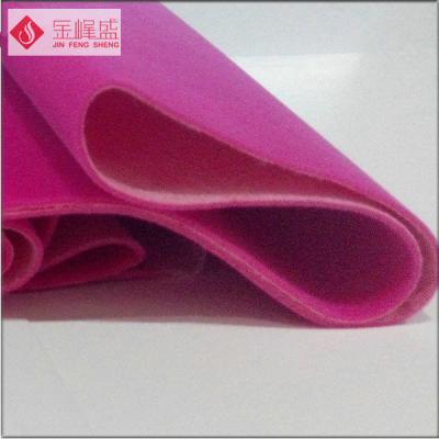 China Rose Polyester Flocked Velvet Fabric Decorating 1.5m Width Plain Type for sale