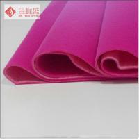 China Rose Polyester Flocked Velvet Fabric Decorating 1.5m Width Plain Type for sale