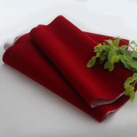 China Spunlace Red Velvet Fabric , Decoration / Home Textile Nylon Flocking Fabric for sale