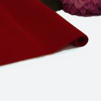 China Spunlace Red Velvet Fabric , Decoration / Home Textile Nylon Flocking Fabric for sale