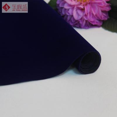 China 1.5M / 150G Flocked Velvet Fabric , Watch Box Nylon Modern Plain Fabric for sale