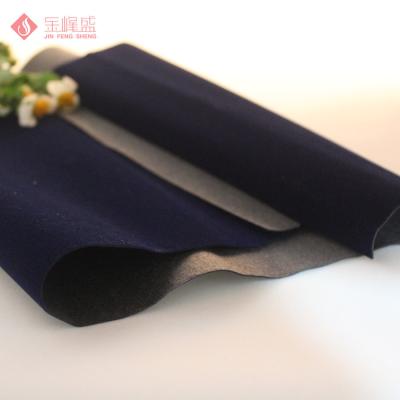 China Paper Base Nylon Flocked Velvet Fabric For Glasses Box , Luxury Velvet Upholstery Fabric for sale