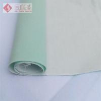 China Soft Cotton Velvet Upholstery Fabric Light Blue Zeer Flocked For Pouch for sale