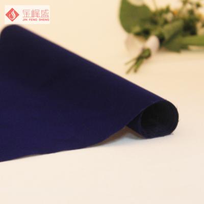 China Classical Flocked Knitted Polyester Velvet Fabric Customized Color / Size for sale