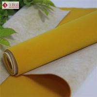China Non Woven Based Velvet Flock Fabric for sale